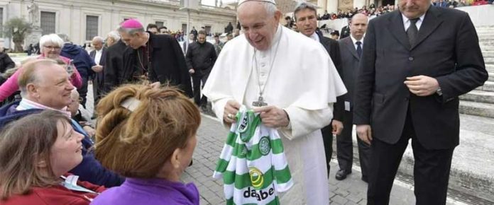 The Pope Receives Celtic Jersey At The Vatican | Latest Celtic News
