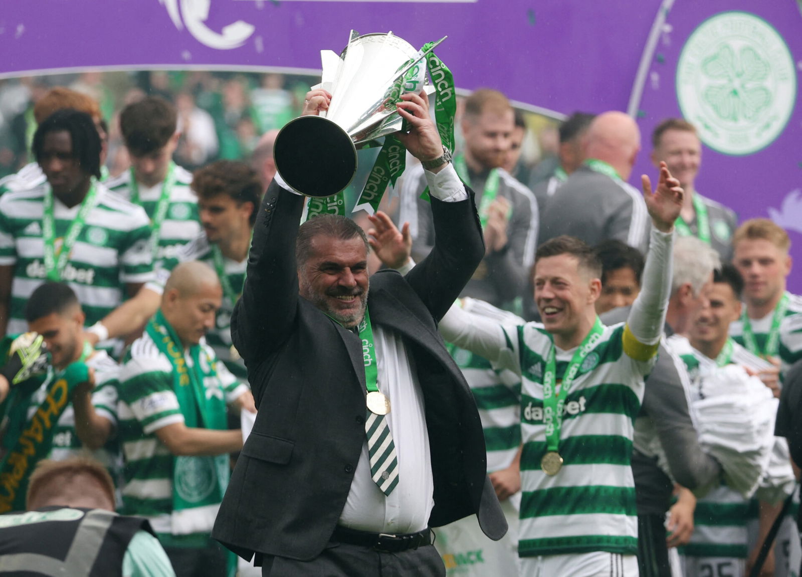 Celtic Release Brilliant Behind The Scenes Trophy Day Footage | Latest ...