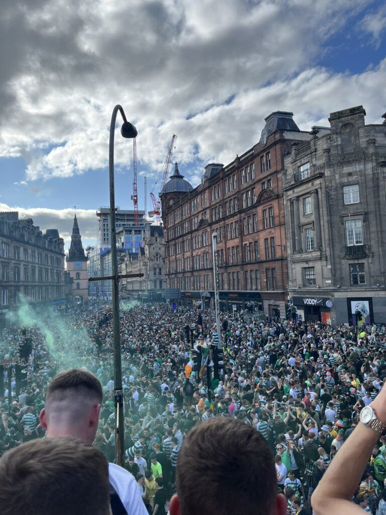 Video: Breathtaking Drone Footage Of Celtic Fans Celebrating | Latest ...