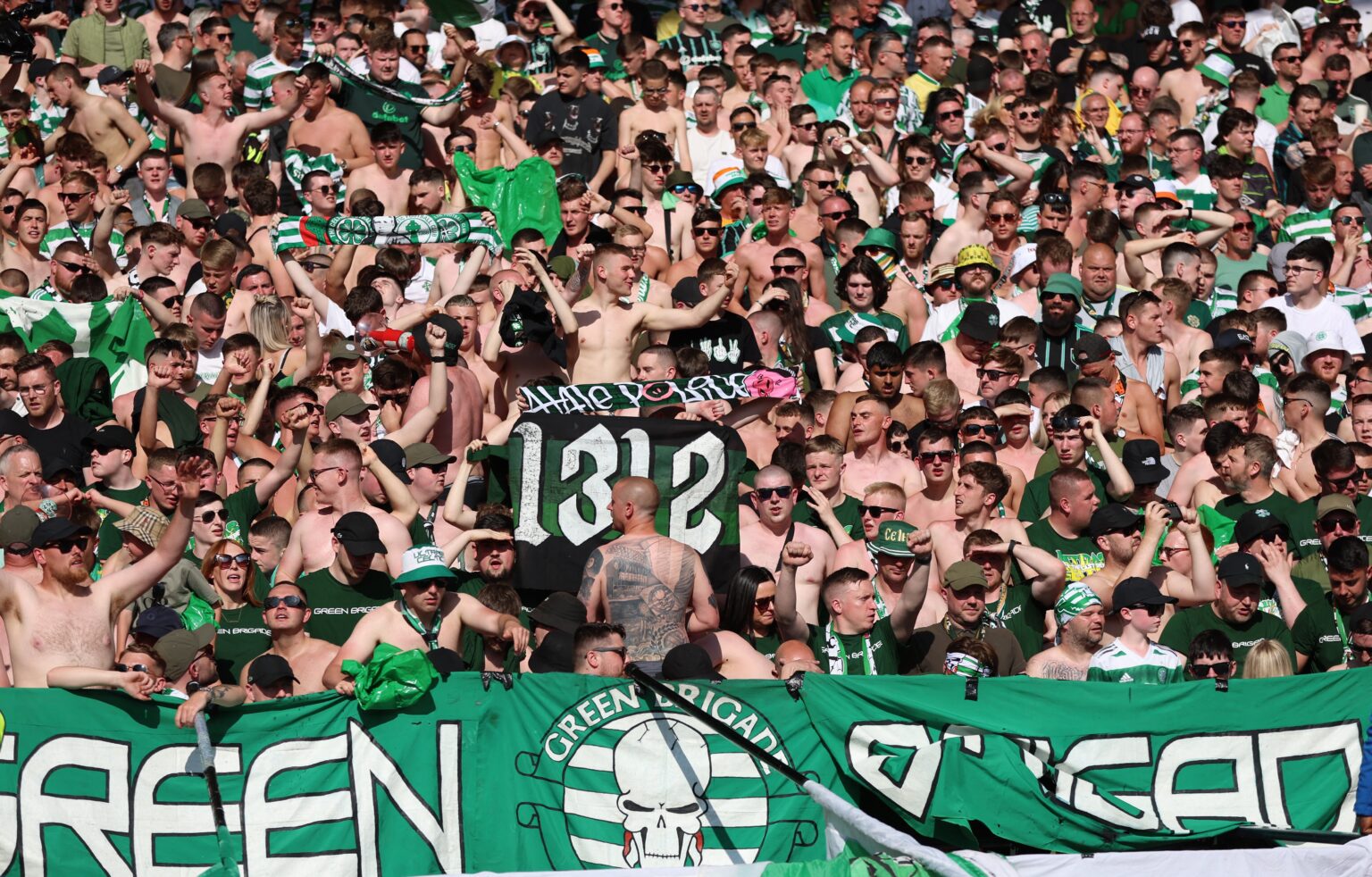 Watch: Celtic's Teriffic Pre Final Tifo | Latest Celtic News
