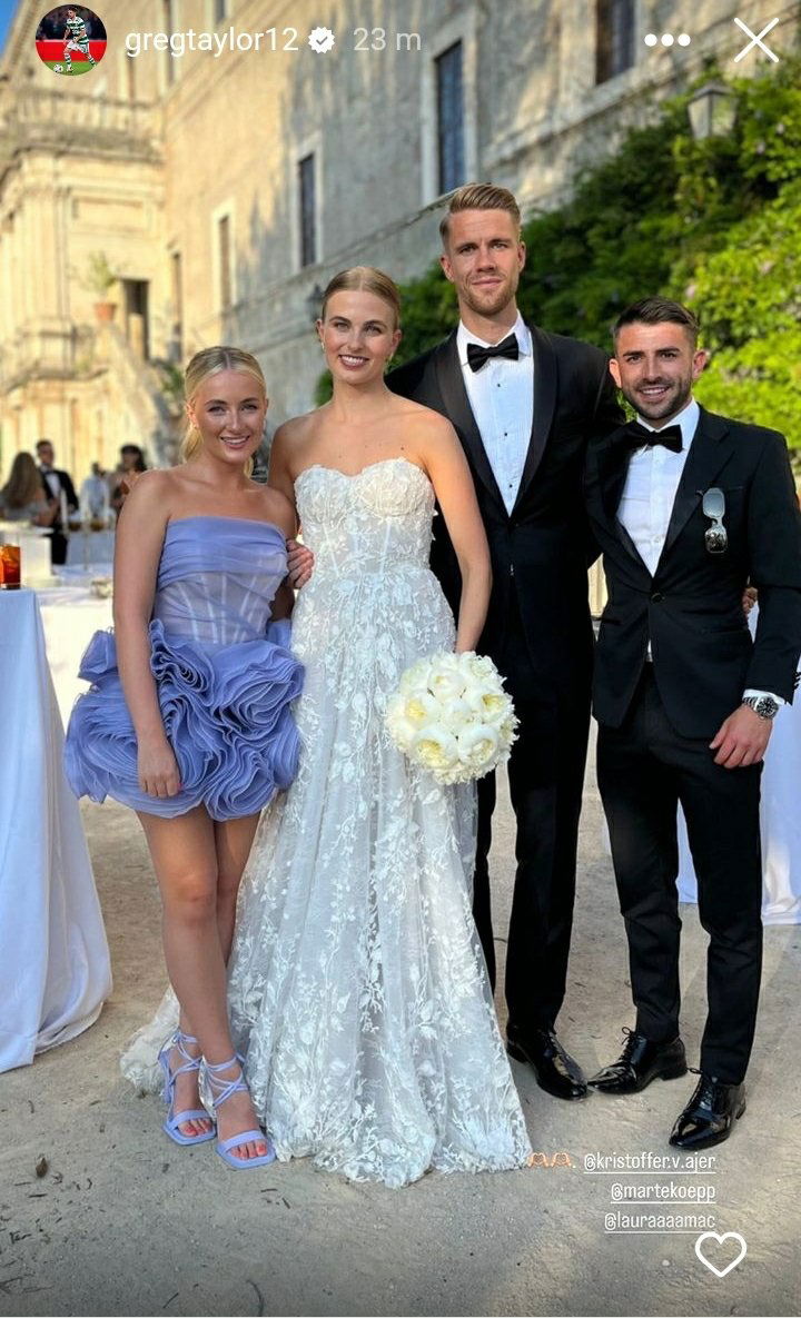 Kristoffer Ajer Ties The Knot With Celtic Star In Attendance | Latest ...