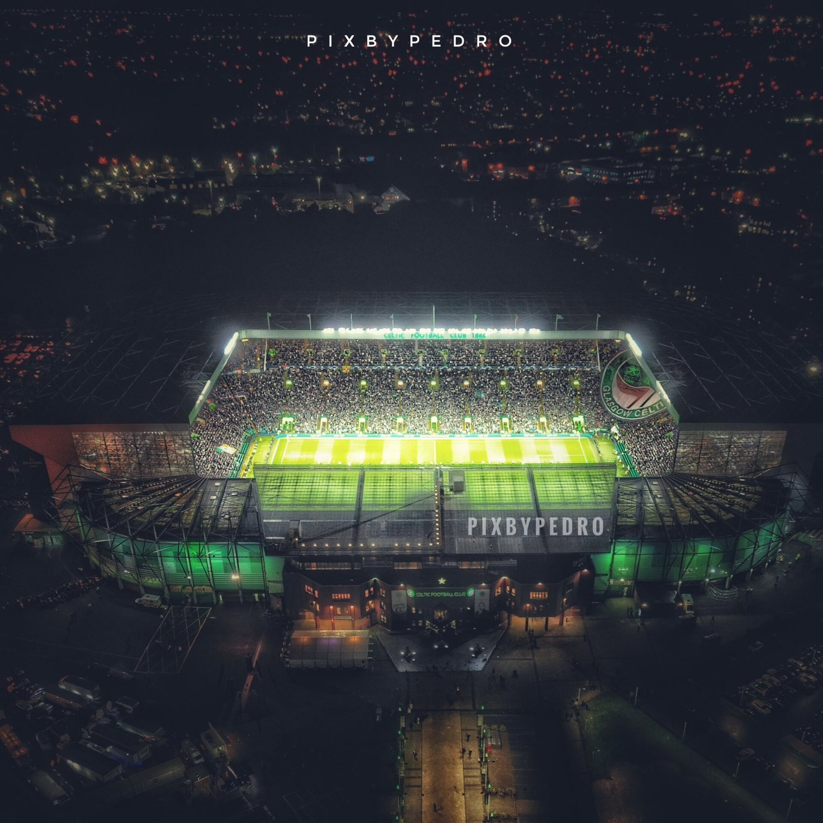 Stunning Night Time Image Of Celtic Park Emerges | Latest Celtic News