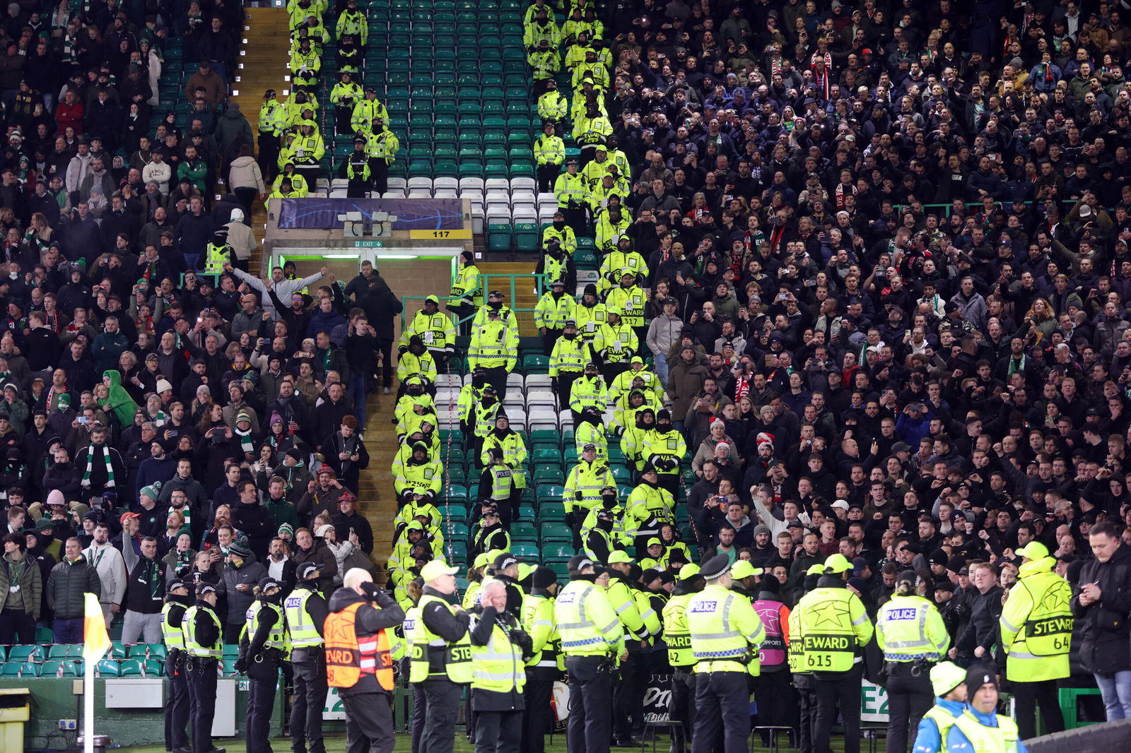 Image: New Fencing Emerges Outside Celtic Park Away End | Latest Celtic ...