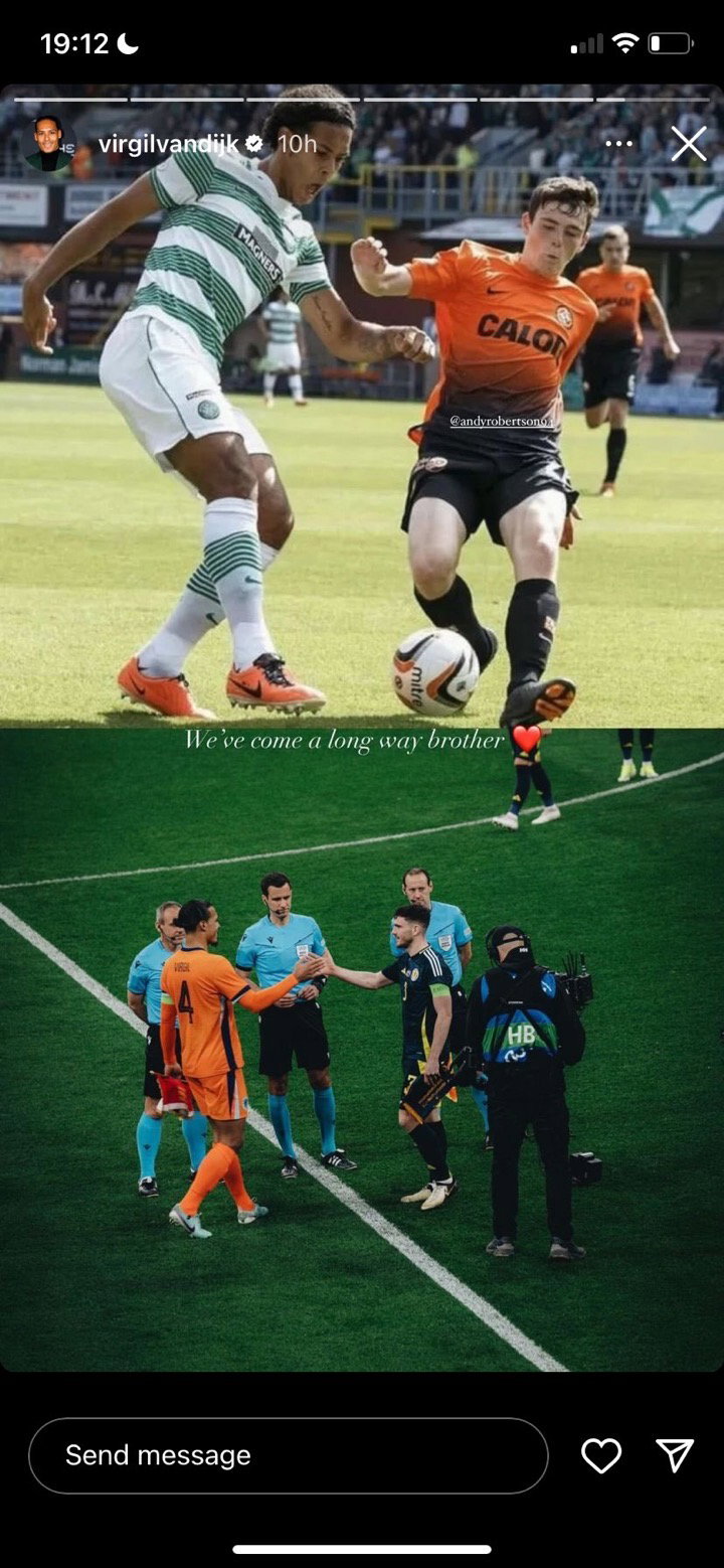 Virgil Van Dijk's Celtic Instagram Throwback Post | Latest Celtic News