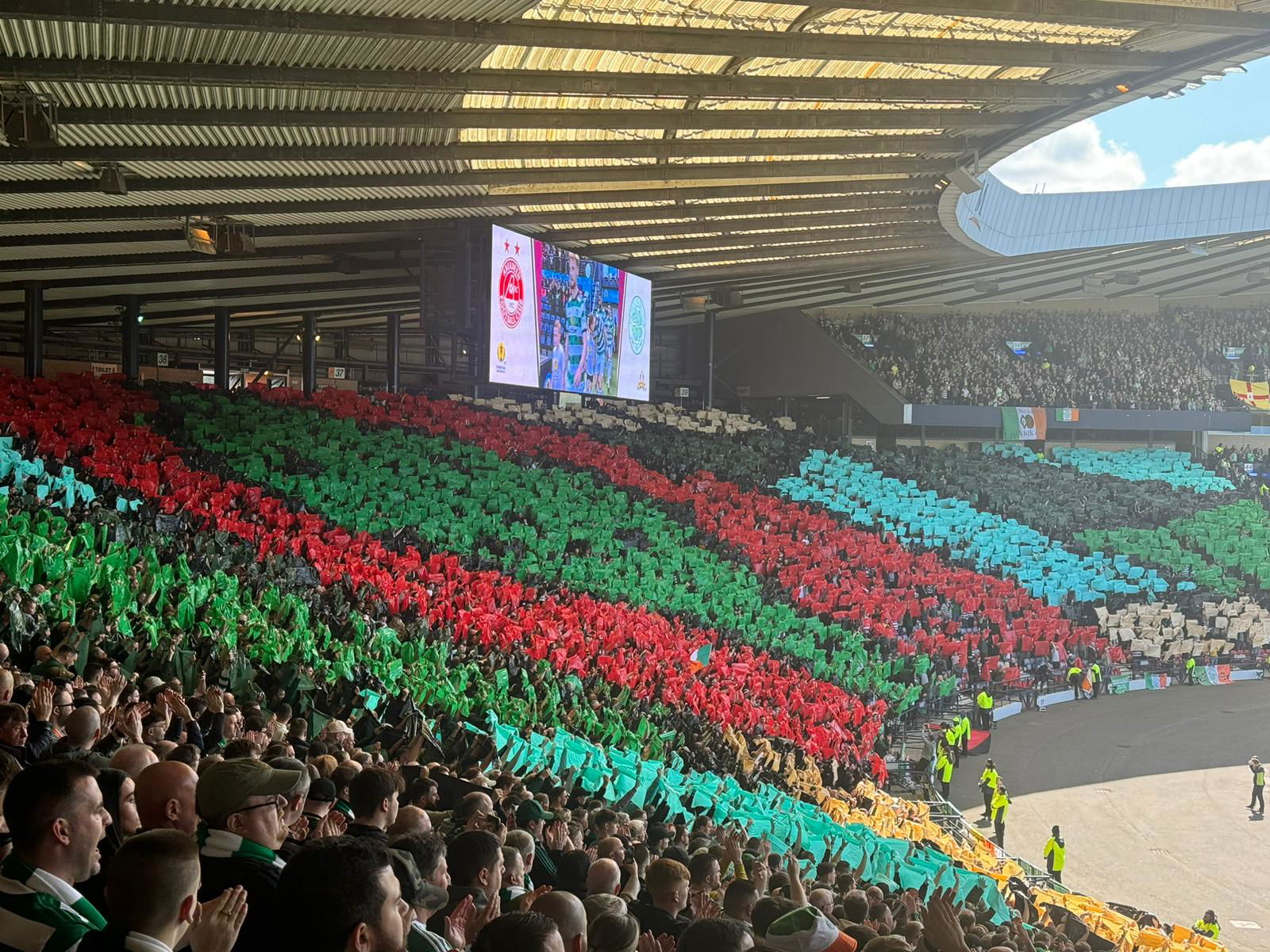 Pics: Green Brigade's Brilliant Hampden Semi-Final Tifo | Latest Celtic ...