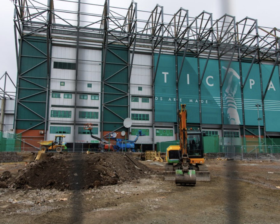 Construction Work Gets Underway At Celtic Park Ahead Of Glasgow Derby ...