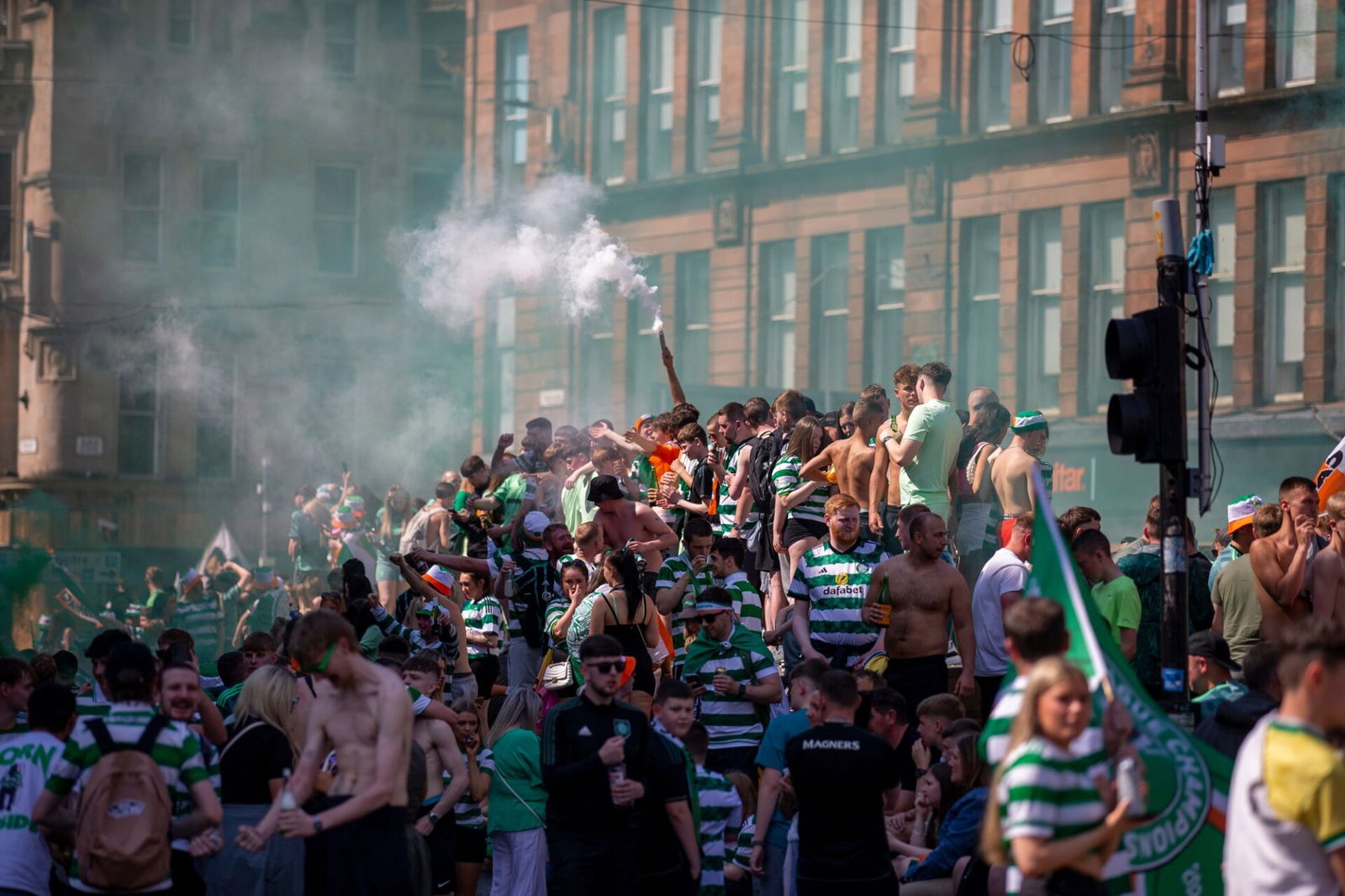Video: Drone Footage Captures Stunning Scenes As Thousands Of Celtic ...