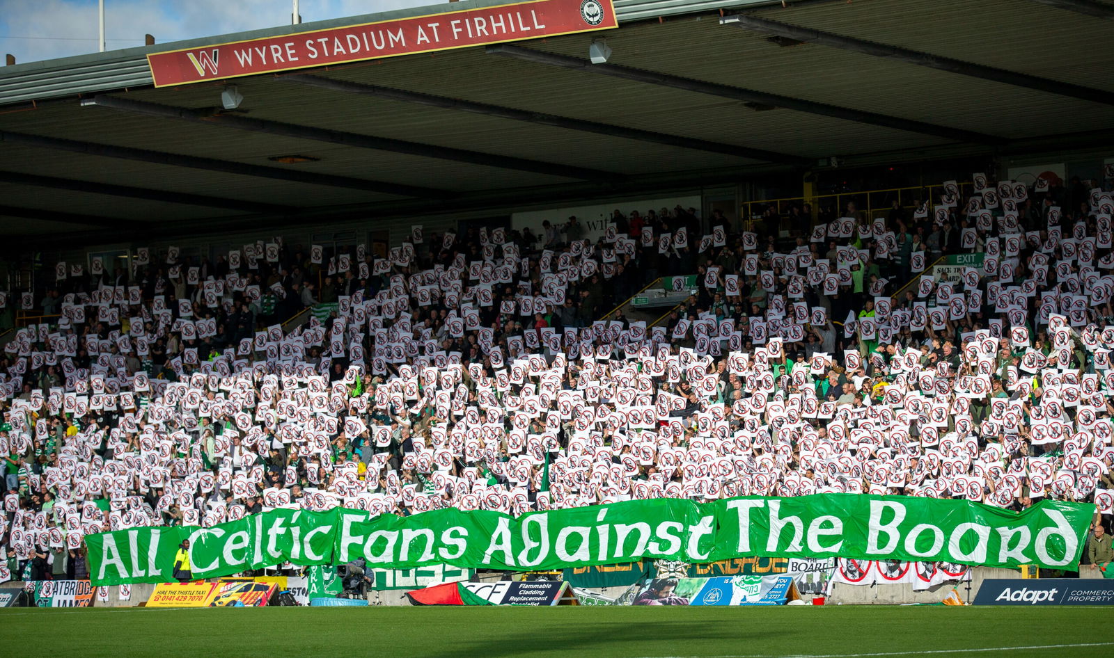 Pictured: Celtic Fans' Firhill Protest | Latest Celtic News